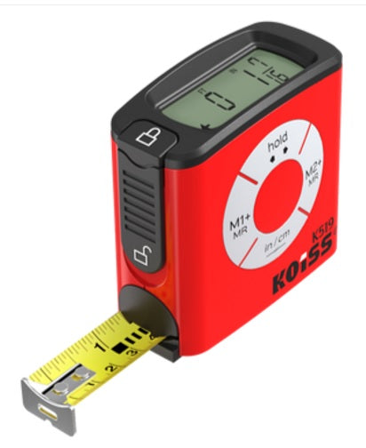 ETAPE16* Cinta métrica digital (Flexómetro) 5Metros /16pPies Precisión ...