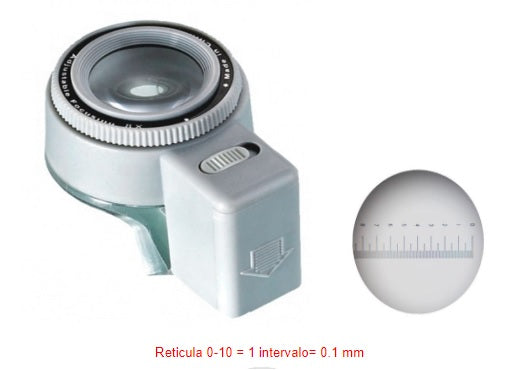MG13100-2 Lupa, Cuenta Hilos con Retícula de 8X con Luz – Grupo Tpm