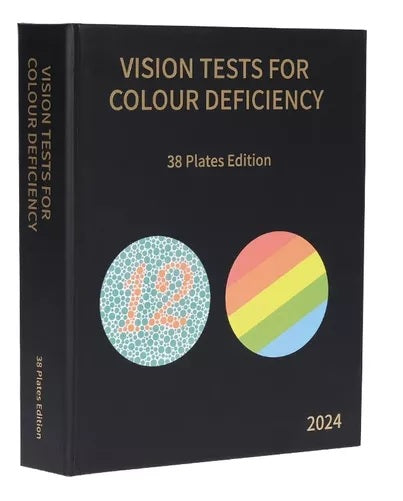 ISHIHARA Libro de pruebas de visión a color con 14 placas | – Grupo Tpm