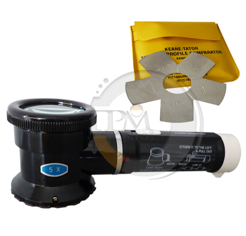 KT-KTALS * Keane-Tator Medidor de Perfil de anclaje con Linterna y Dis ...