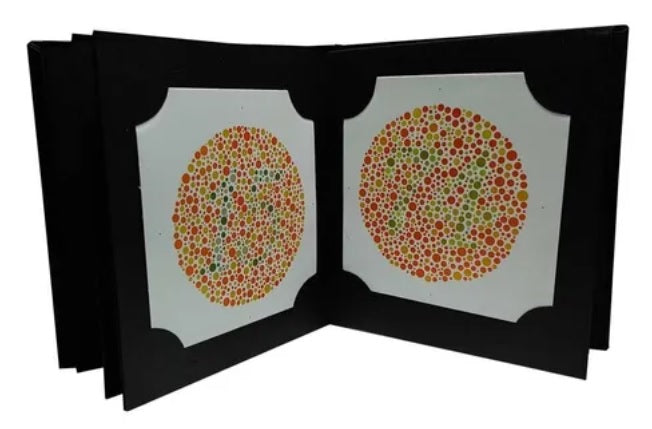 ISHIHARA Libro de pruebas de visión a color con 14 placas | – Grupo Tpm